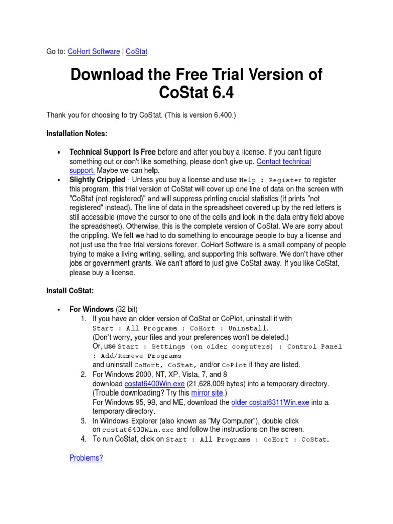 CoHort Software | PDF | Zip (File Format) | Directory (Computing)