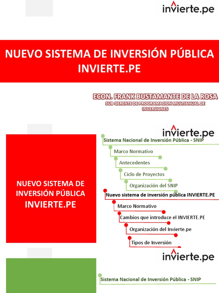 Snip Invierte - Pe | Descargar gratis PDF | Economias | Business