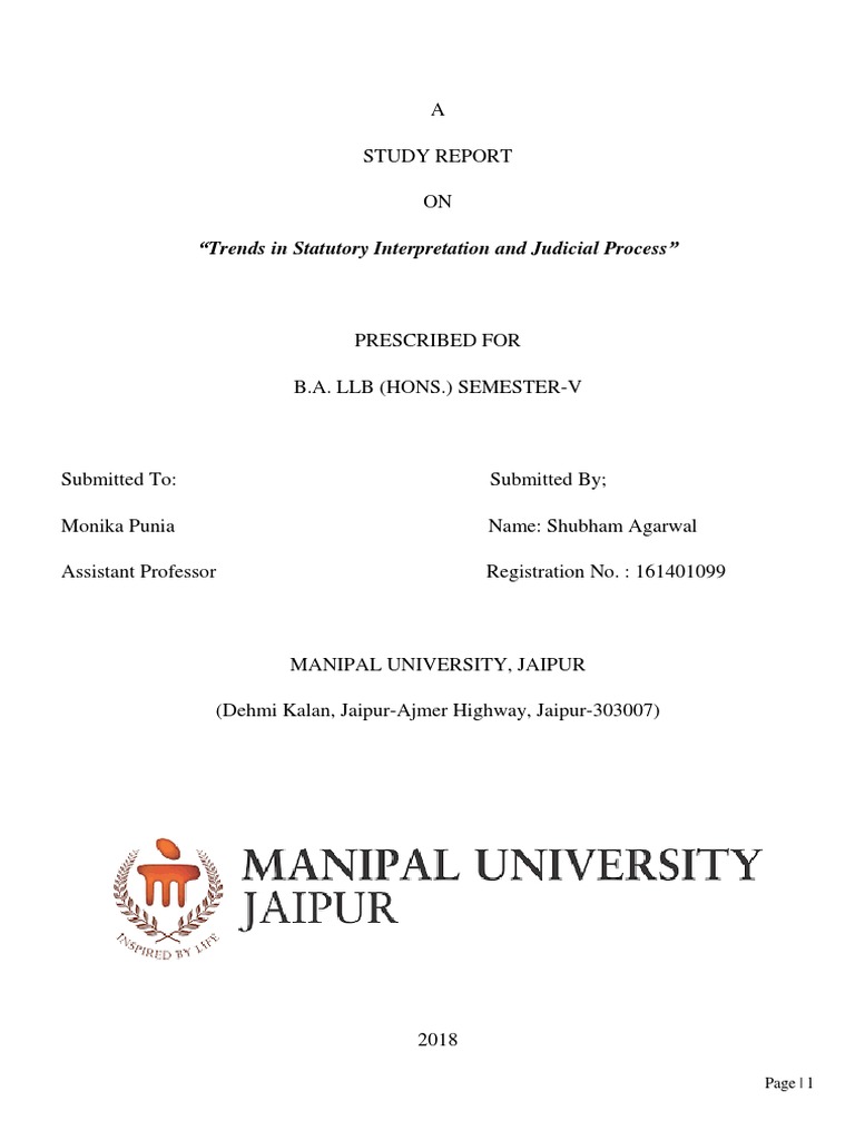 Project Interpretation of Statutes | PDF | Statutory Interpretation ...