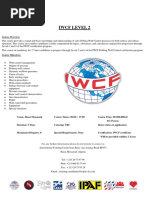 IWCF Level 1 | PDF