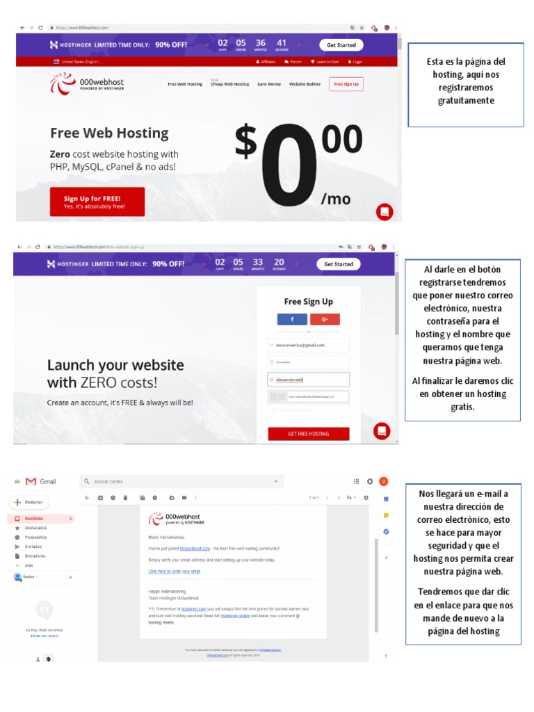Registro Webhost | PDF | Redes de computadoras | ciberespacio