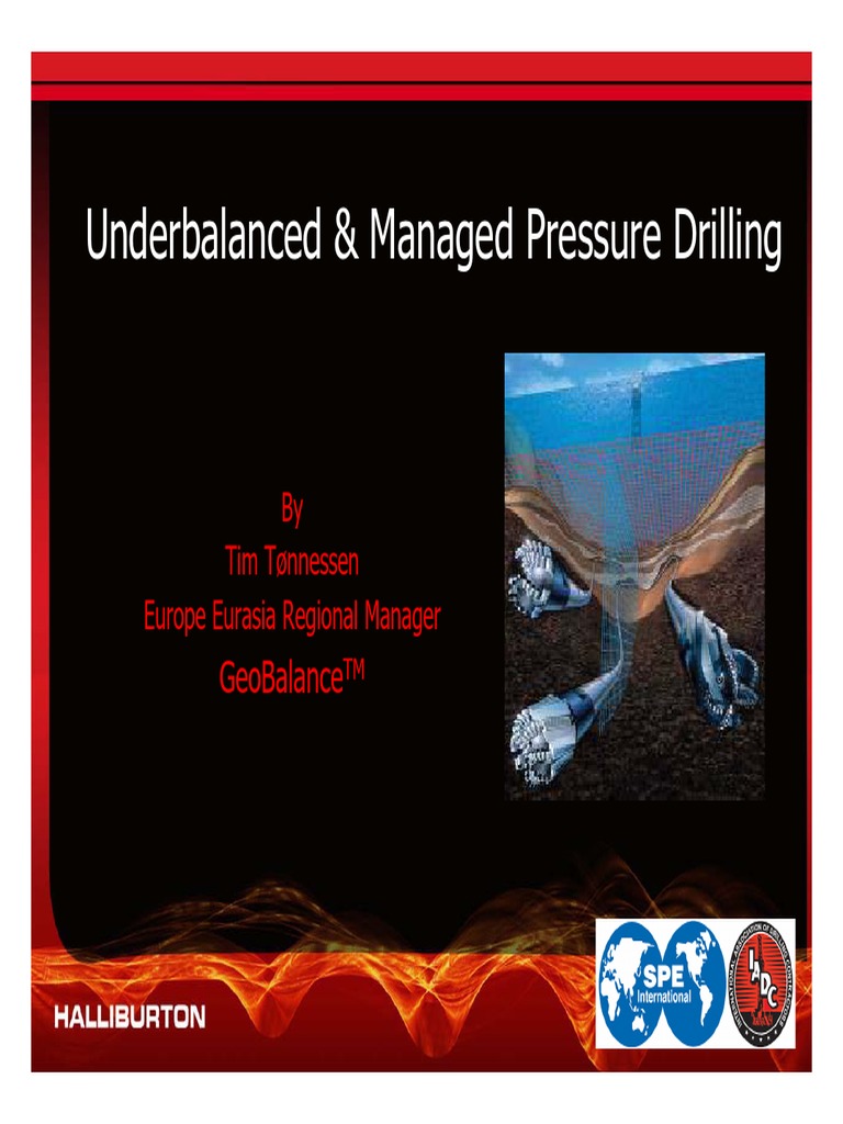 Underbalanced & Managed Pressure Drilling: Geobalance | PDF | Oil Well ...