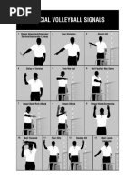 Volleyball Hand Signals | PDF