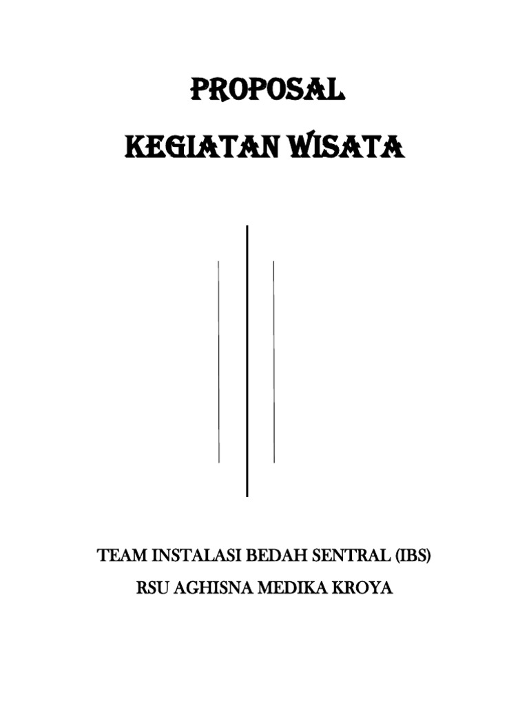 Proposal Studytour IBS Ke Malang | PDF