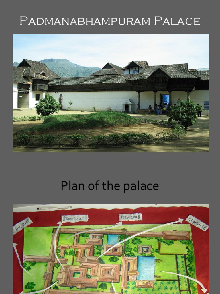 Plan Of Padmanabhapuram Palace