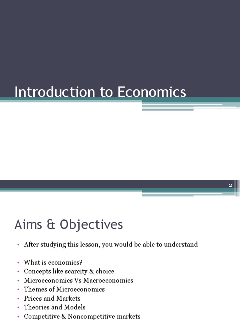 ppt1 Introduction To Economics HQwJqkbq3w | PDF | Microeconomics ...