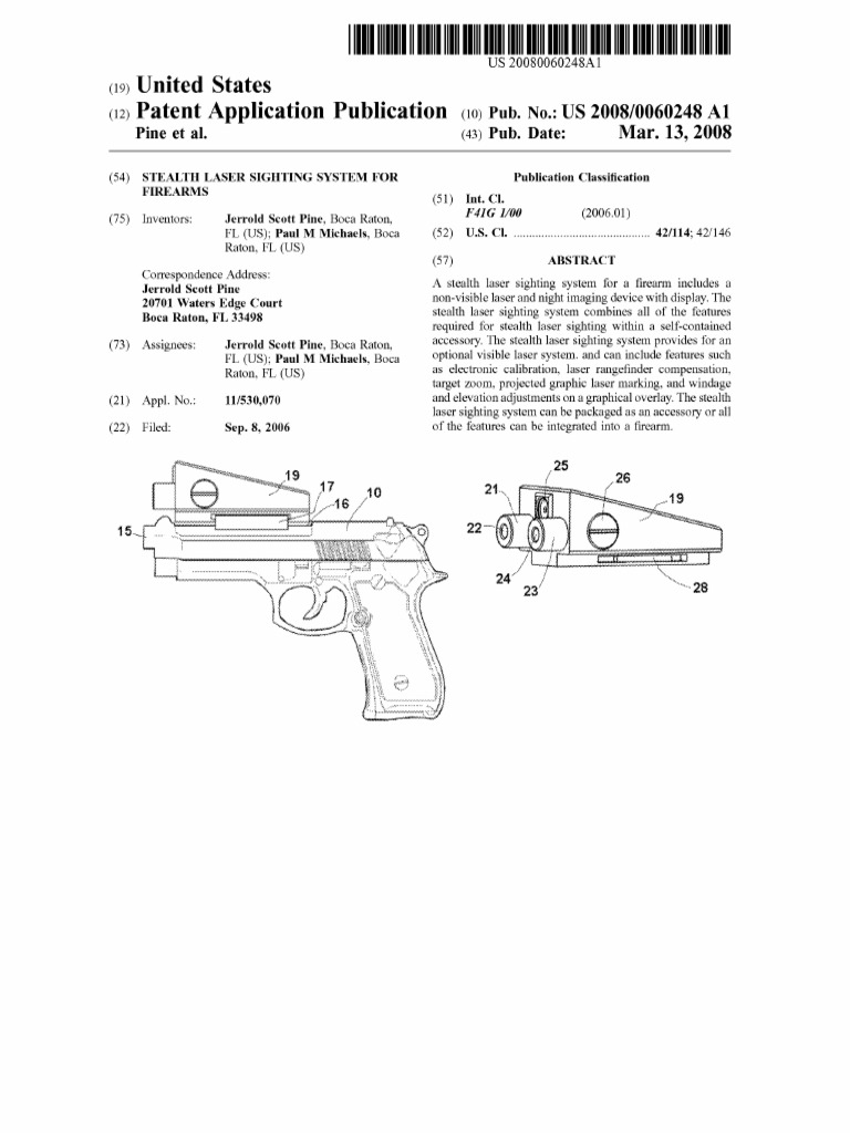 Stealth Laser Sighting System For Firearms | PDF | Laser ...