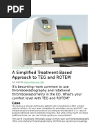 ROTEM Interpretation | PDF | Coagulation | Blood