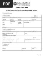 IUM Undergraduate Application Form | PDF