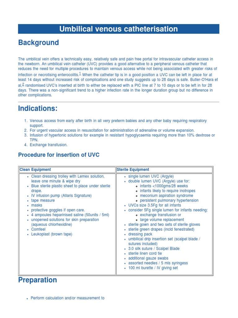 Uvc | PDF | Intravenous Therapy | Liver