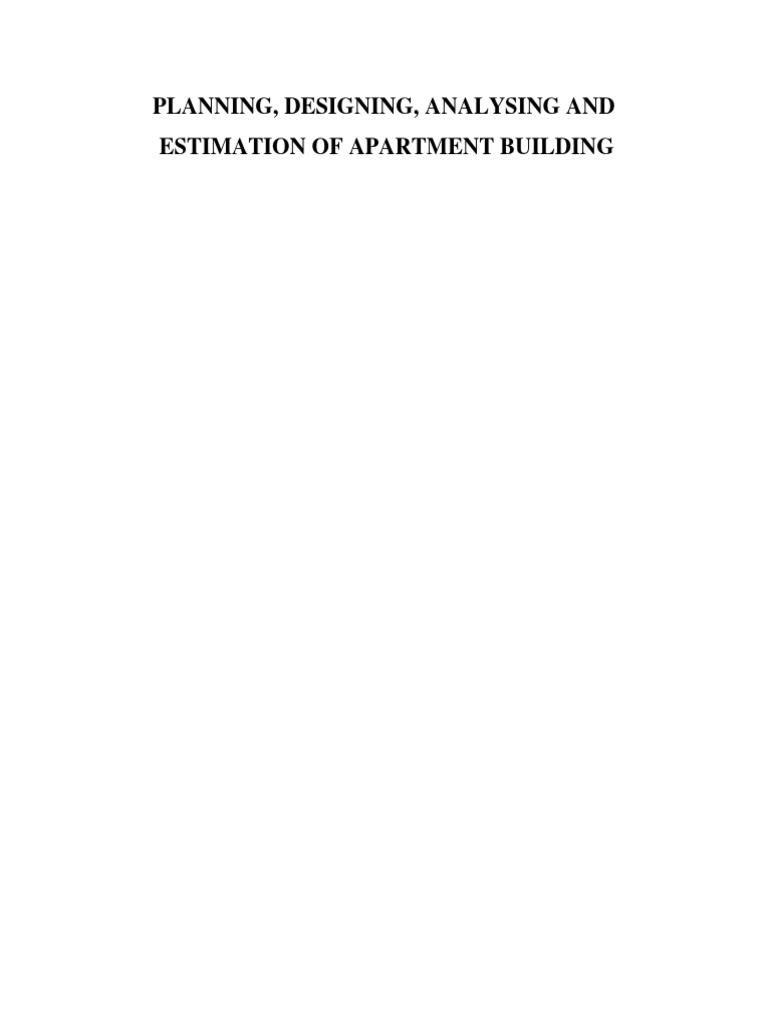 A Apartment Building | PDF | Structural Engineering | Building Engineering