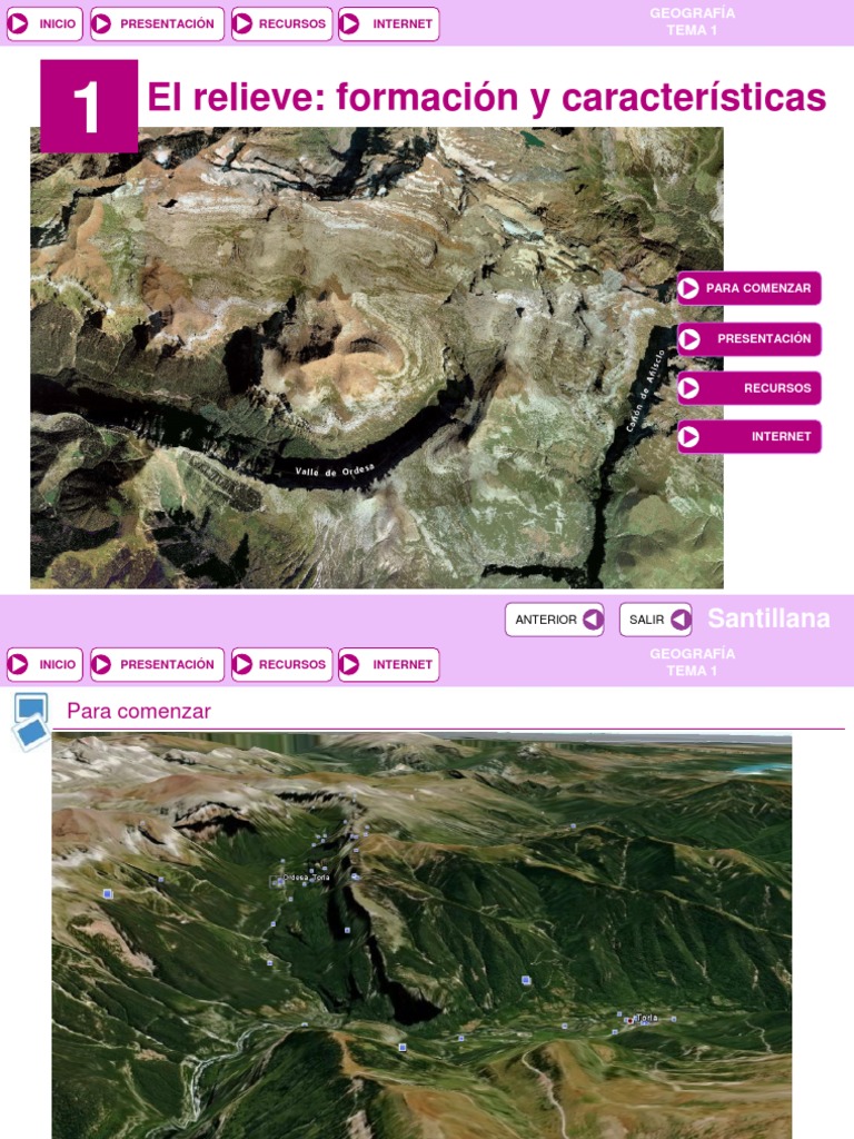Tema 01 Relieve Formacion Caracteristicas | PDF | Placas tectónicas ...