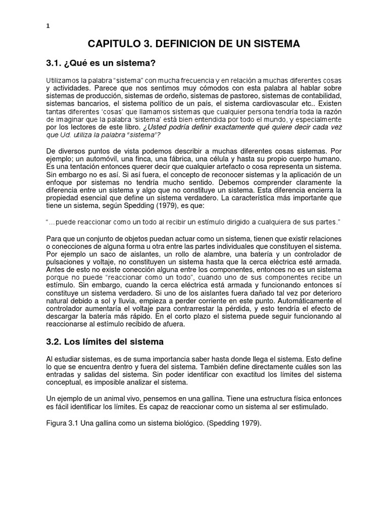 Definicion de Sistemas | PDF | Sistema | Suelo