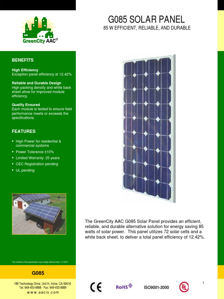 Panel Solar | PDF | Solar Panel | Electrical Engineering