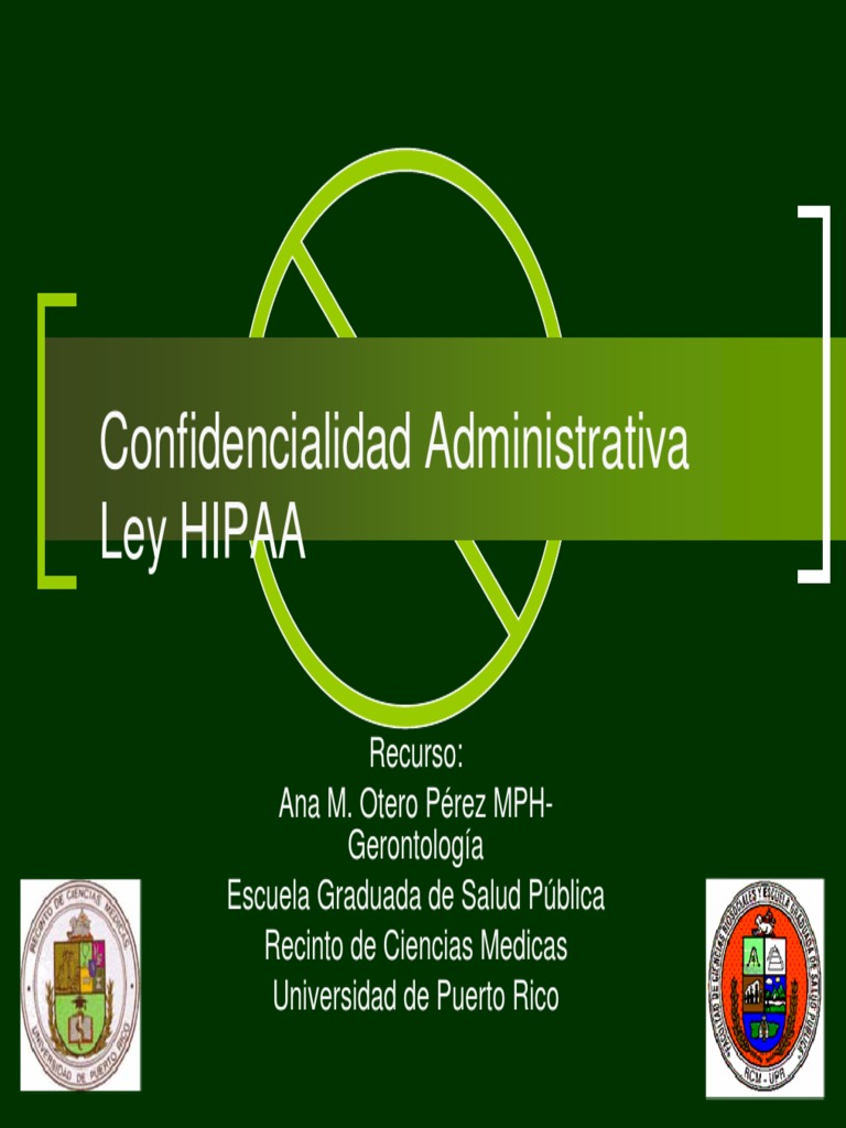 Ley HIPAA | Descargar gratis PDF | Gerontología | Violación