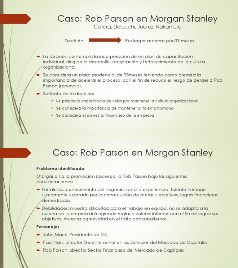Caso Rob Parson | PDF