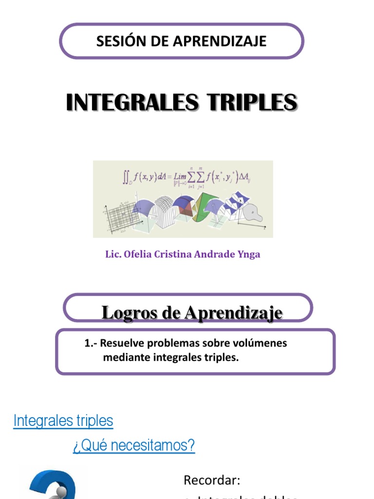 4.integral Triple Integrales Iteradas Volumenes Cambio Variable ...