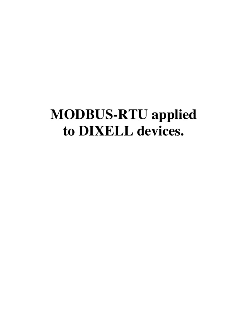 ModBUS Communication Protocol v2 - 5 GB | PDF | Electronics | Computing