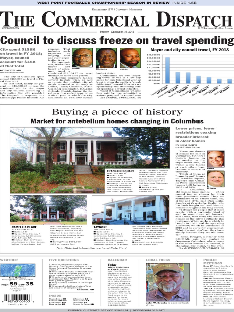 Commercial Dispatch Eedition 12-16-18 | PDF | United States Postal ...