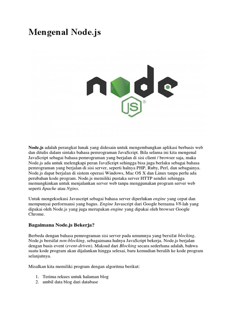 Mengenal Node JS | PDF