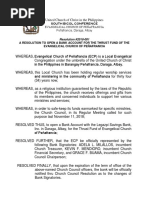 BOARD RESOLUTION - Change of Signatories | PDF | Board Of Directors | Banks