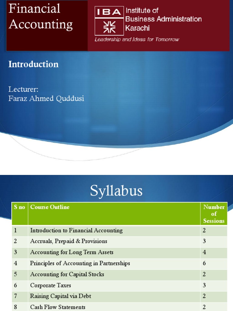Introduction Financial Accounting | PDF | Debits And Credits | Expense