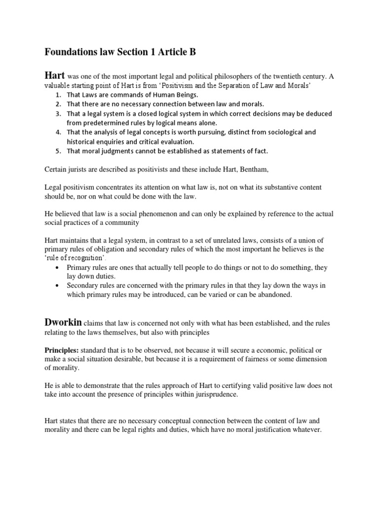 Foundations Law Section 1 Article B | PDF | Justice | Crime & Violence