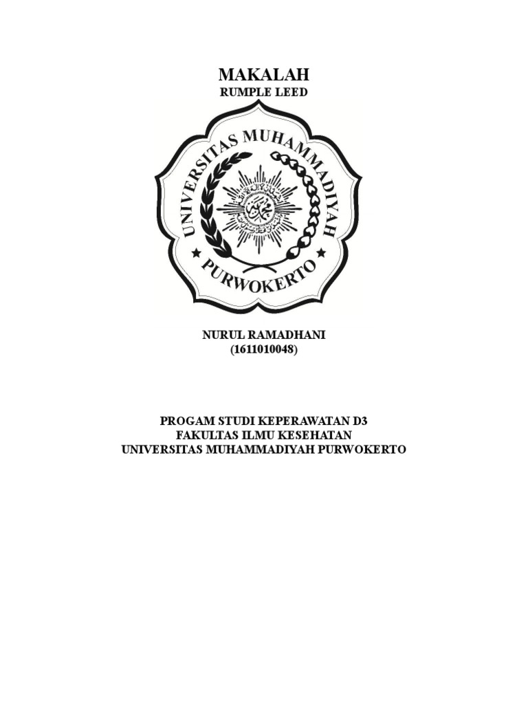 Makalah Rumple Leed | PDF | Kesehatan Holistik