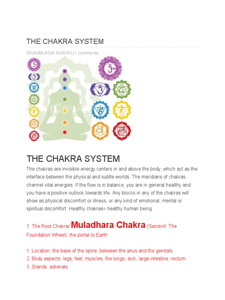 The Chakra System | PDF | Chakra | Kundalini