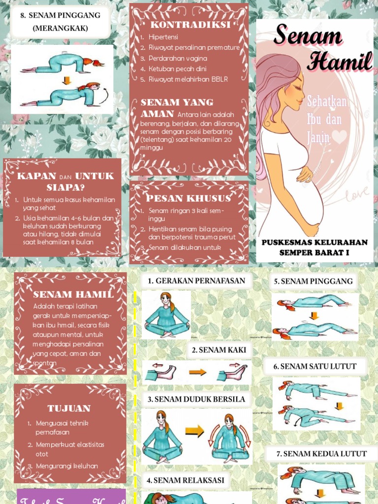 Leaflet Senam Hamil | PDF