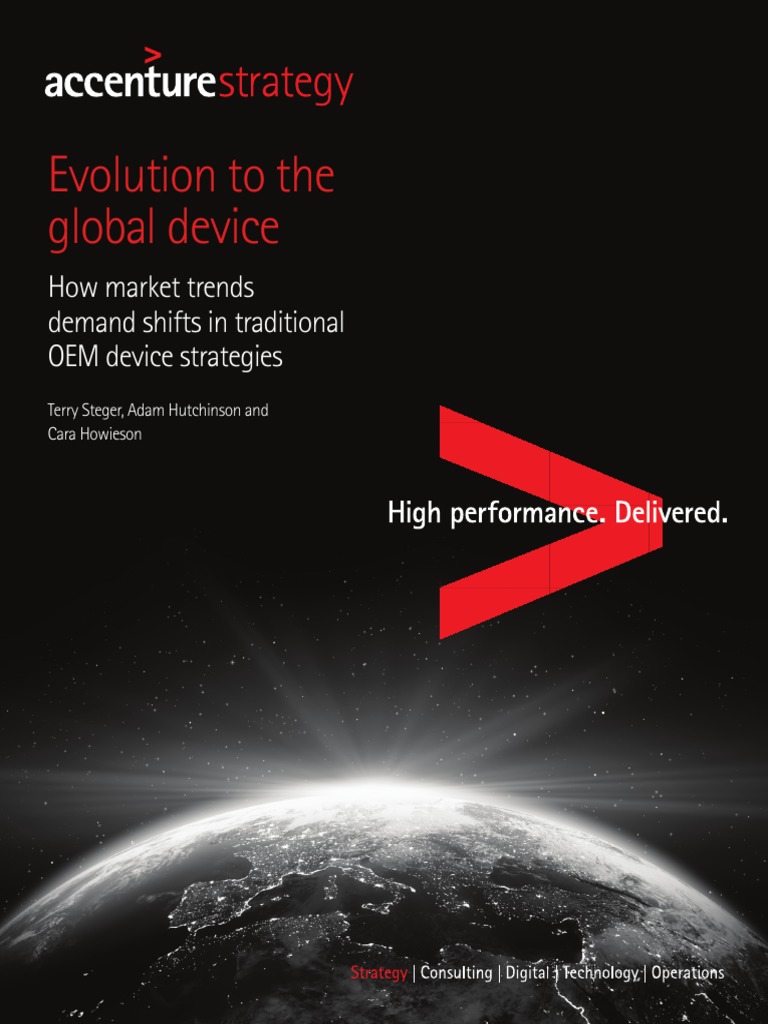 Accenture Evolution To Global Device POV | PDF | Roaming | Smartphone