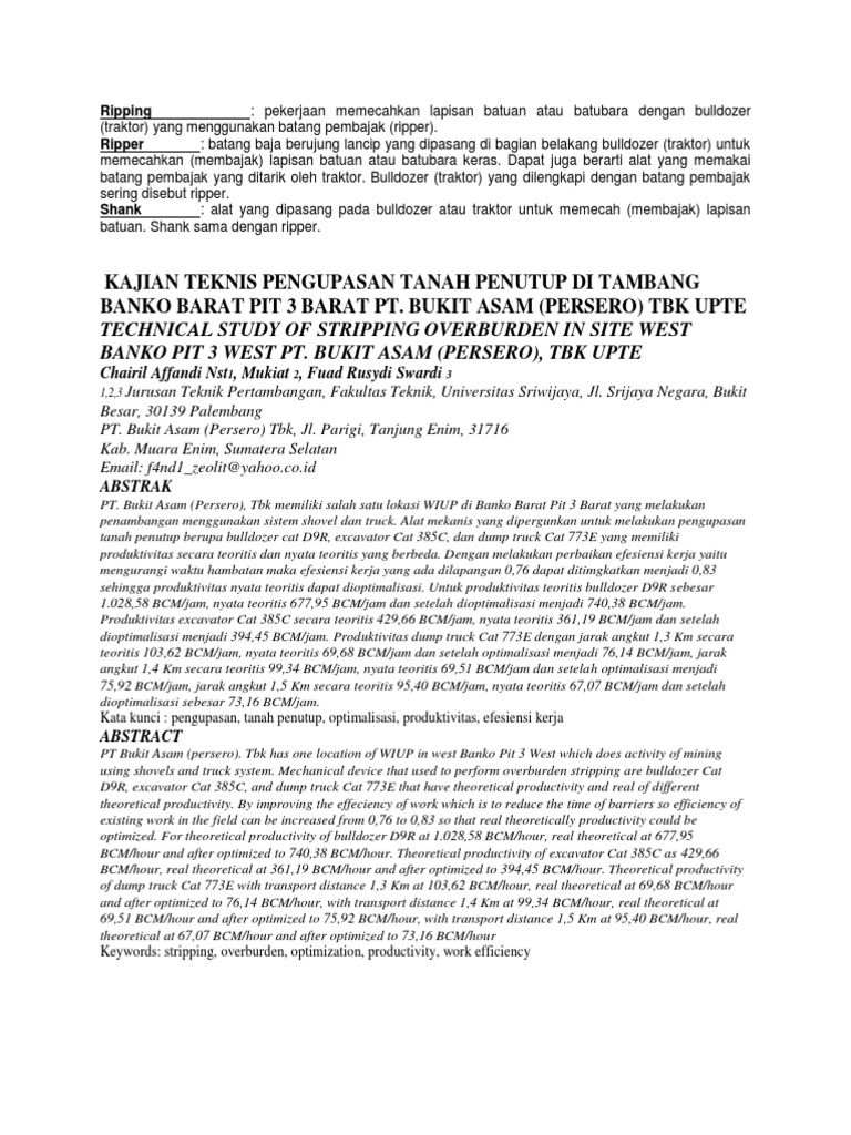 Pengertian Ripping | PDF