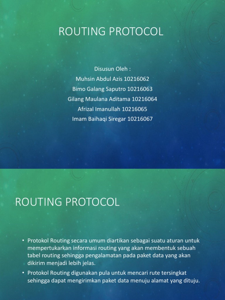 Routing Protocol | PDF | Bisnis