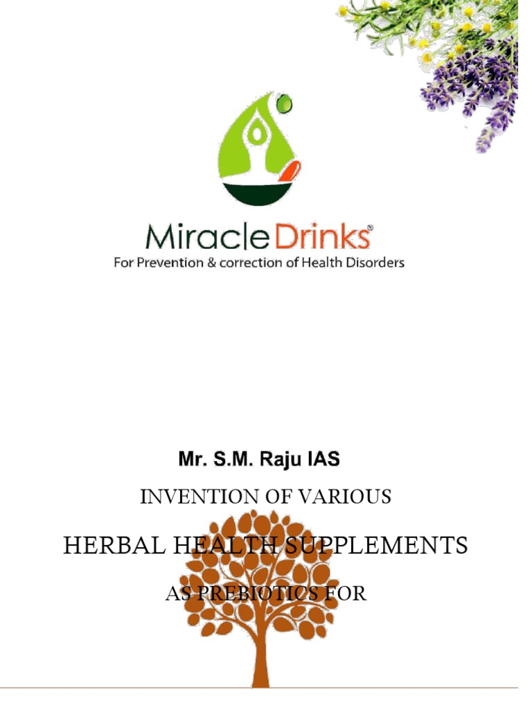 Miracle Drinks | PDF | Dialysis | Dietary Supplements