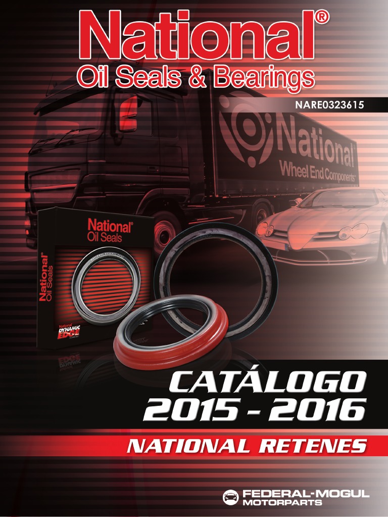 Retenes National 2015 2016 | PDF | Eje | Tracción en las cuatro ruedas
