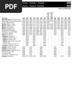 Timetable E1-E2 | PDF