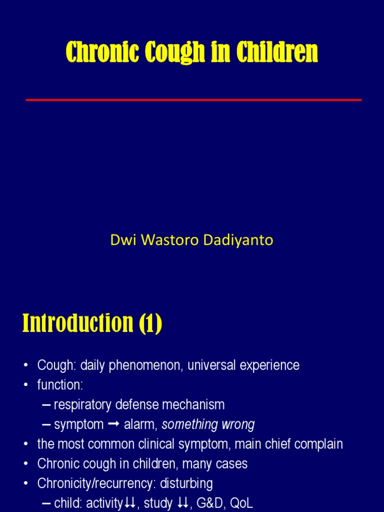 CPD Batuk Kronik | PDF | Cough | Asthma
