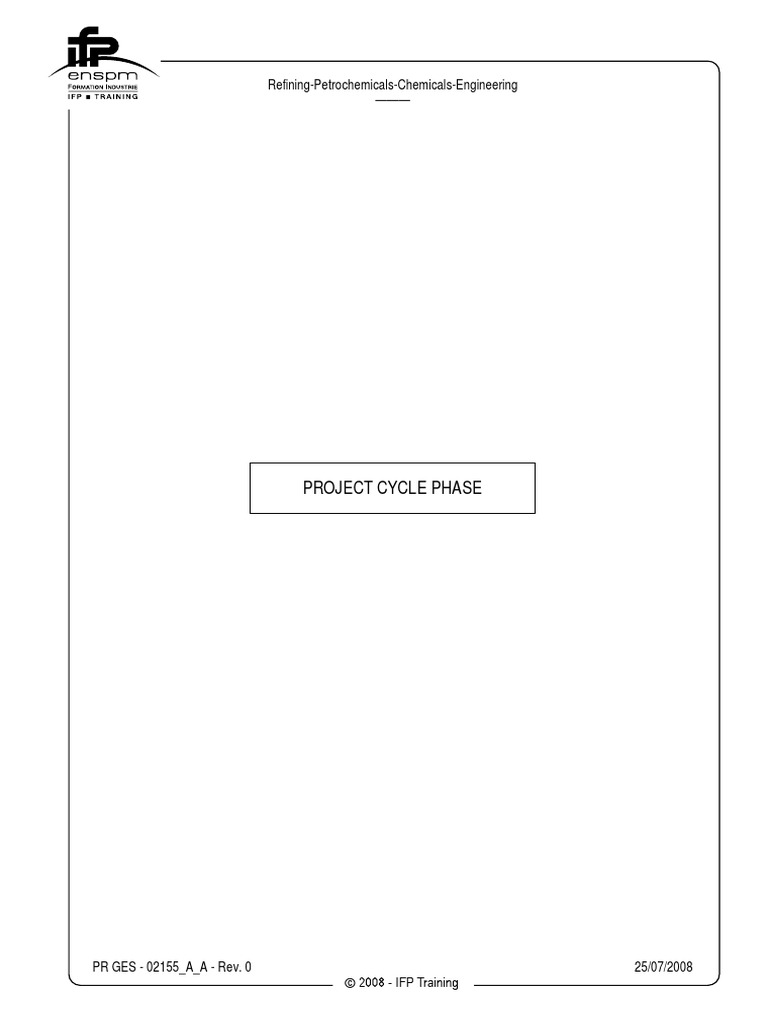 1 - Project Cycle Phase PDF | PDF