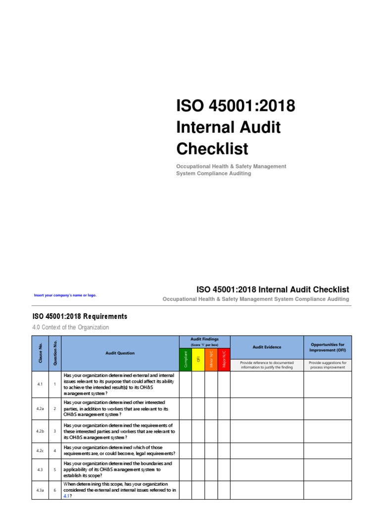 Iso 45001:2018 | PDF | Regulatory Compliance | Audit Iso 45001:2018 | PDF | Regulatory Compliance | Audit