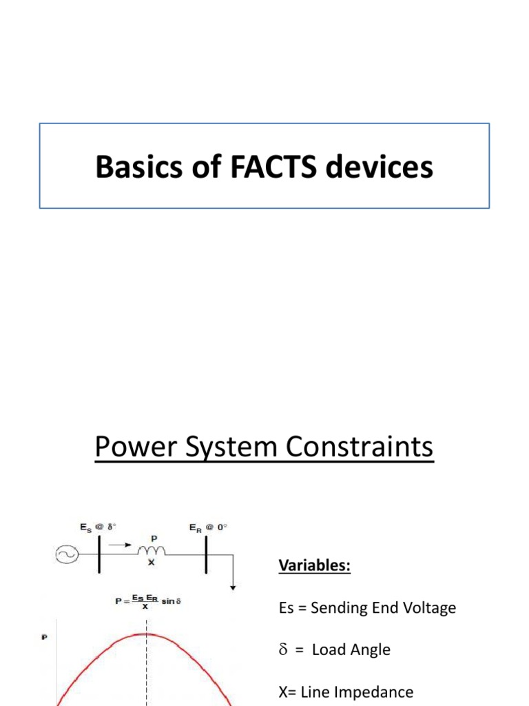 Basics of FACTS Devices_rveBBS | Electrical Equipment | Power Engineering
