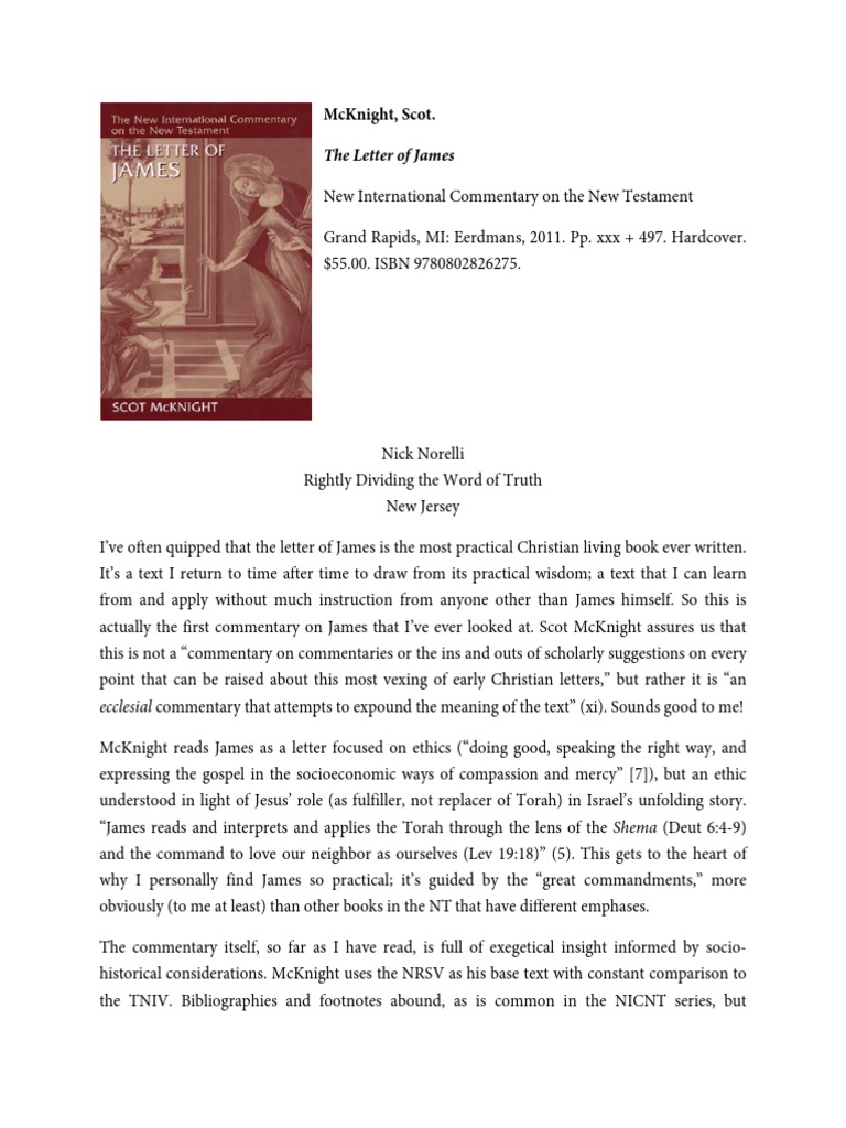 Book Review McKnight | PDF | Christology | Exegesis