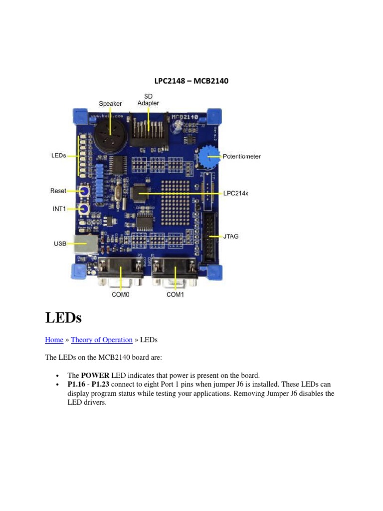 LPC2148 | Download Free PDF | Microcontroller | Electrical Circuits