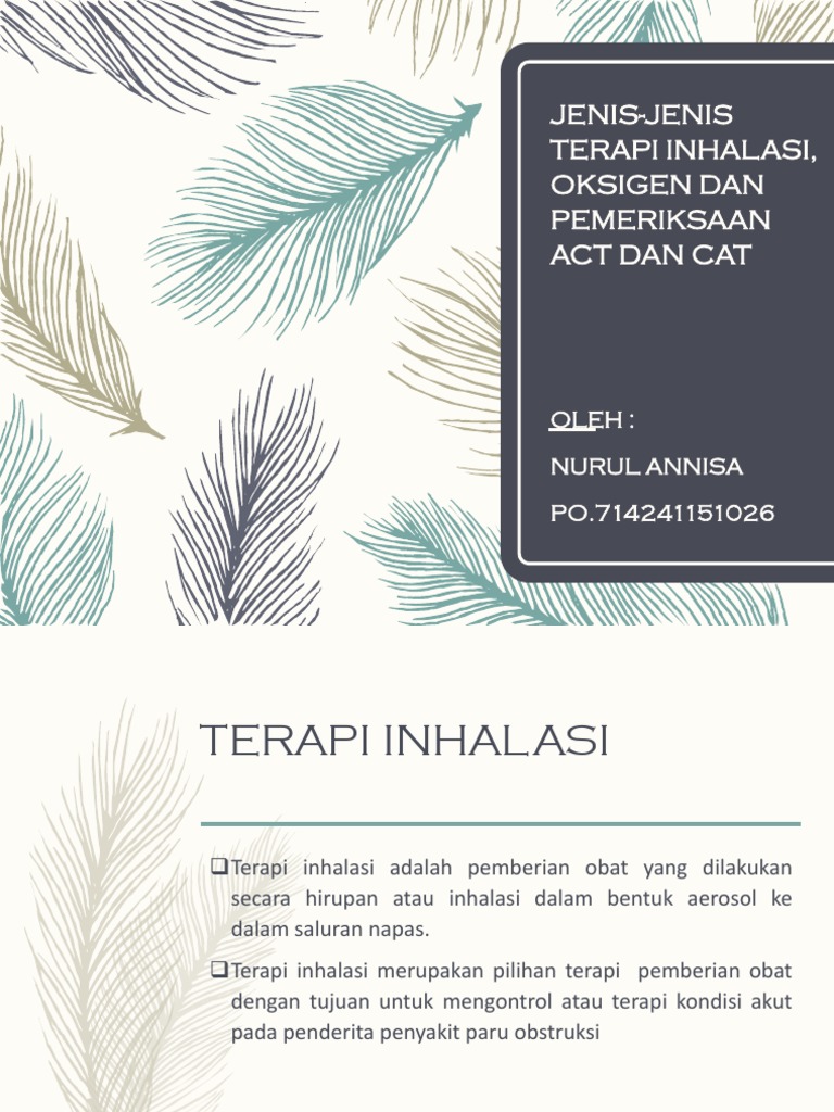 Panduan Terapi Inhalasi dan Oksigen | PDF