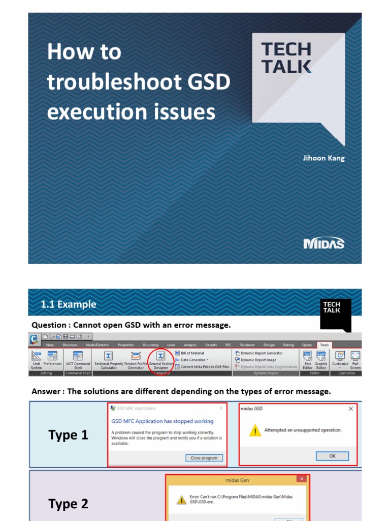 Troubleshoot GSD Execution Errors | PDF