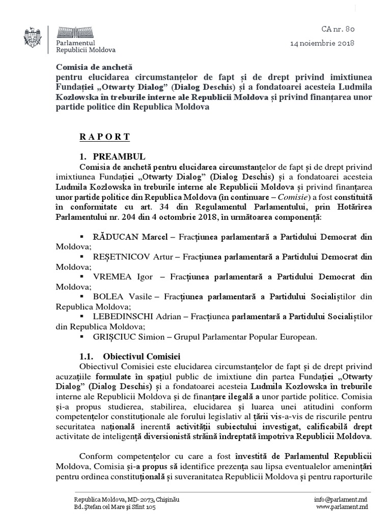 RAPORT | PDF