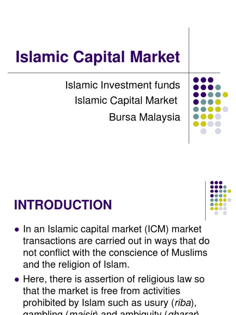 Islamic Investment Funds Islamic Capital Market Bursa Malaysia ...