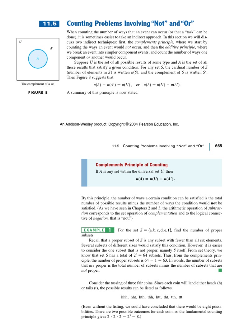 Counting Problems Involving "Not" and "Or": A B X y H H B H 3d 5f 2a 5b ...