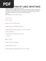 Table F.1 Resistance Per Meter For Copper and Al Conductors at 20 ...