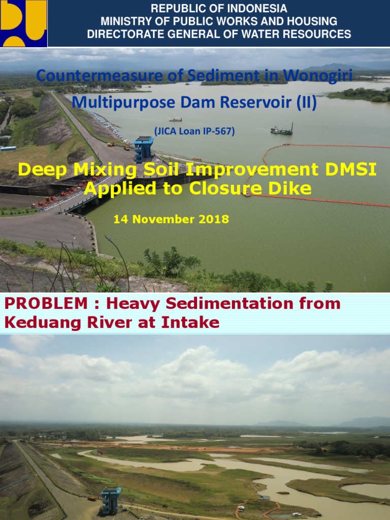 DMSI Application for Closure Dike Construction | PDF | Reservoir | Spillway