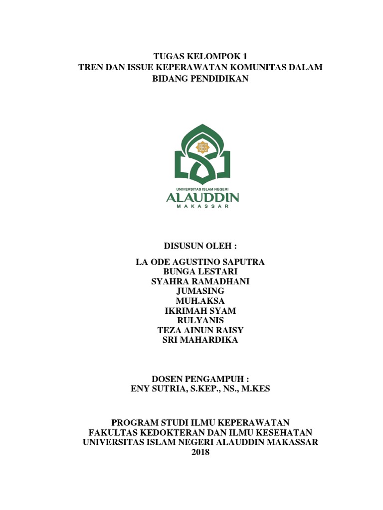 Tugas Komunitas Tren Dan Issu | PDF